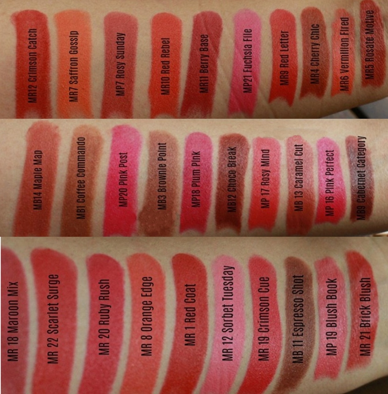 Lakme 9 To 5 Lipstick Shades With Price And Swatches Primer Matte